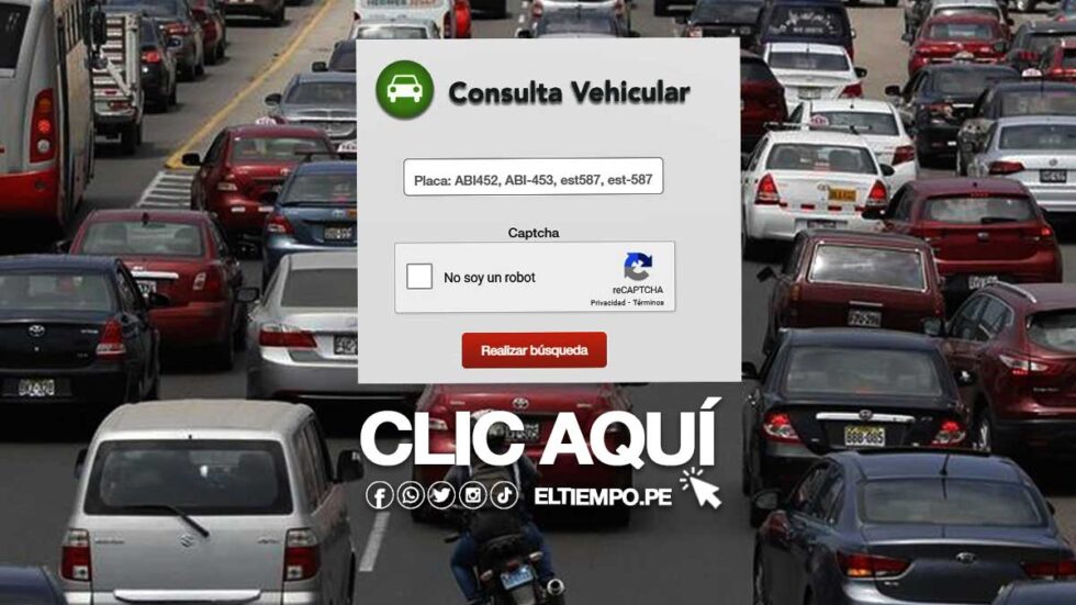 Sunarp: consulta vehicular por nombre y apellido en este LINK con tu placa